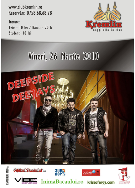 Deepside Deejays în Club Kremlin din Bacău - iConcert.ro - iConcert.ro